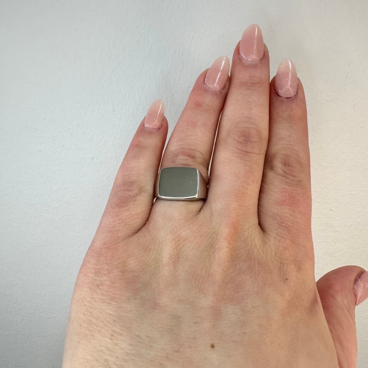 Massiv klassisk klackring äkta silver – Smyckesbutiken