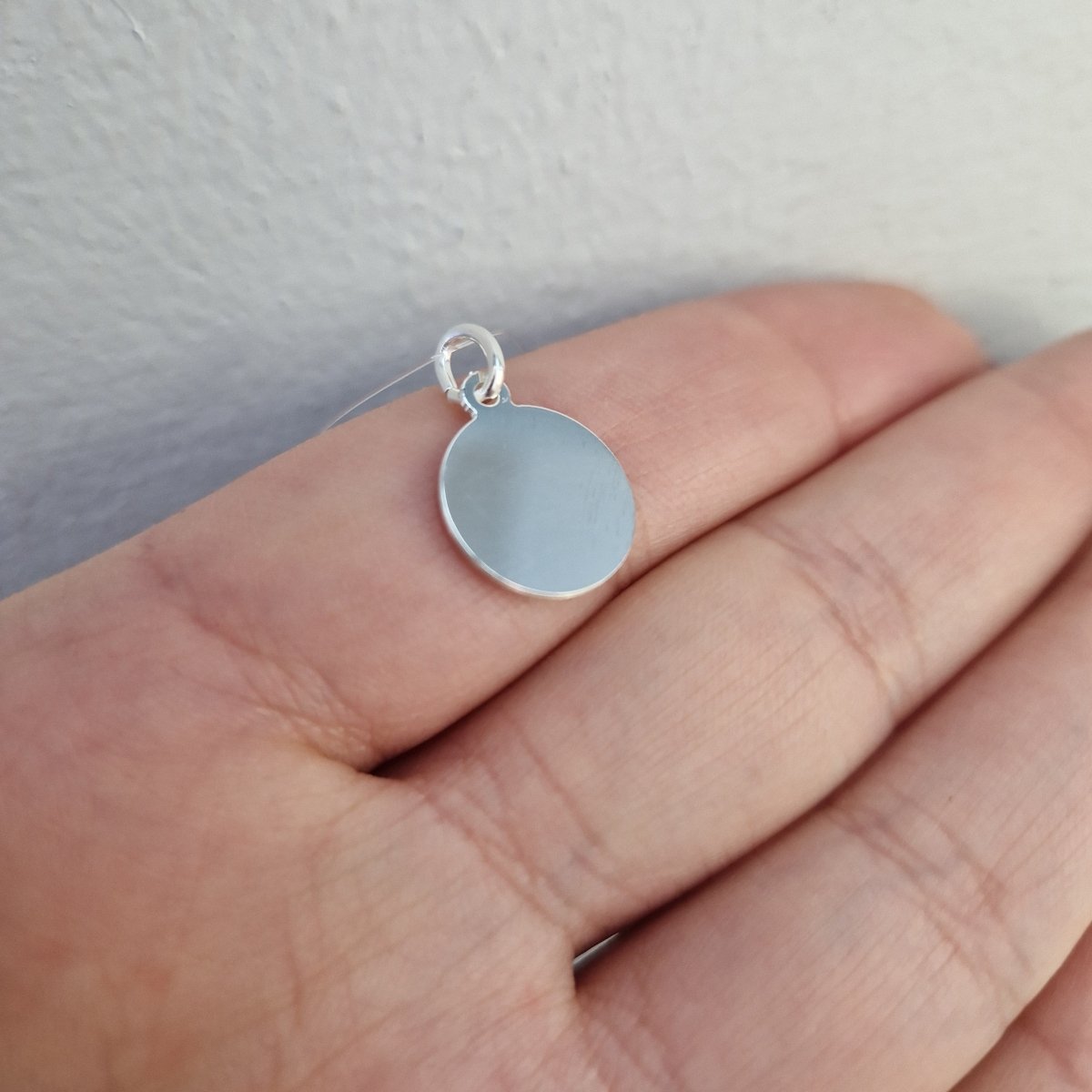 Rondell 12mm äkta silver - Smyckesbutiken