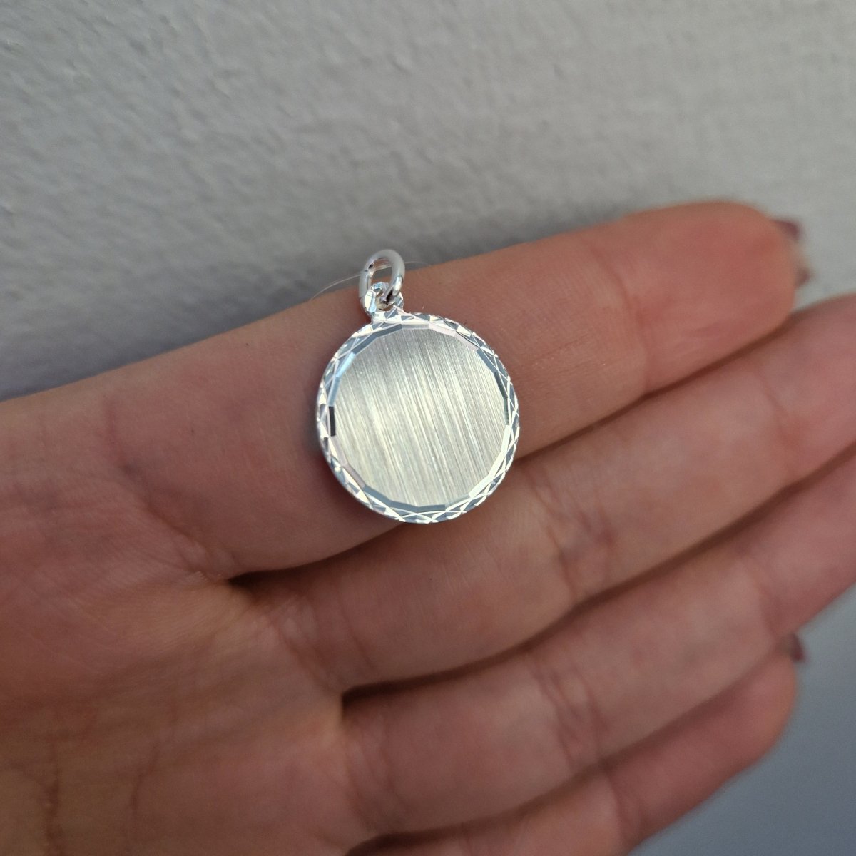 Rondell facettslipad matt 16mm - Smyckesbutiken